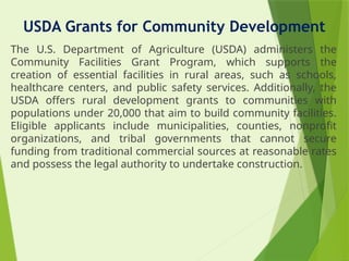 Community Development Grants - Catalysts for Local Economic Growth and ...