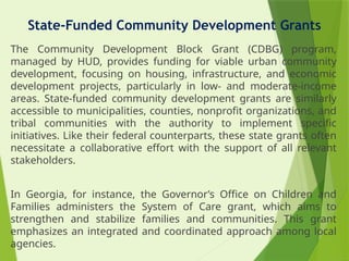 Community Development Grants - Catalysts for Local Economic Growth and ...
