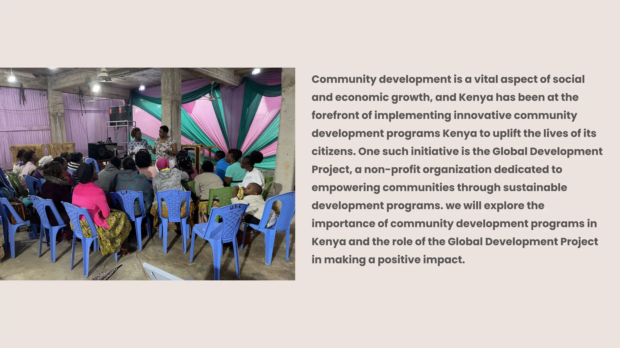 Transforming Communities in Kenya | Global Development Project | PPT