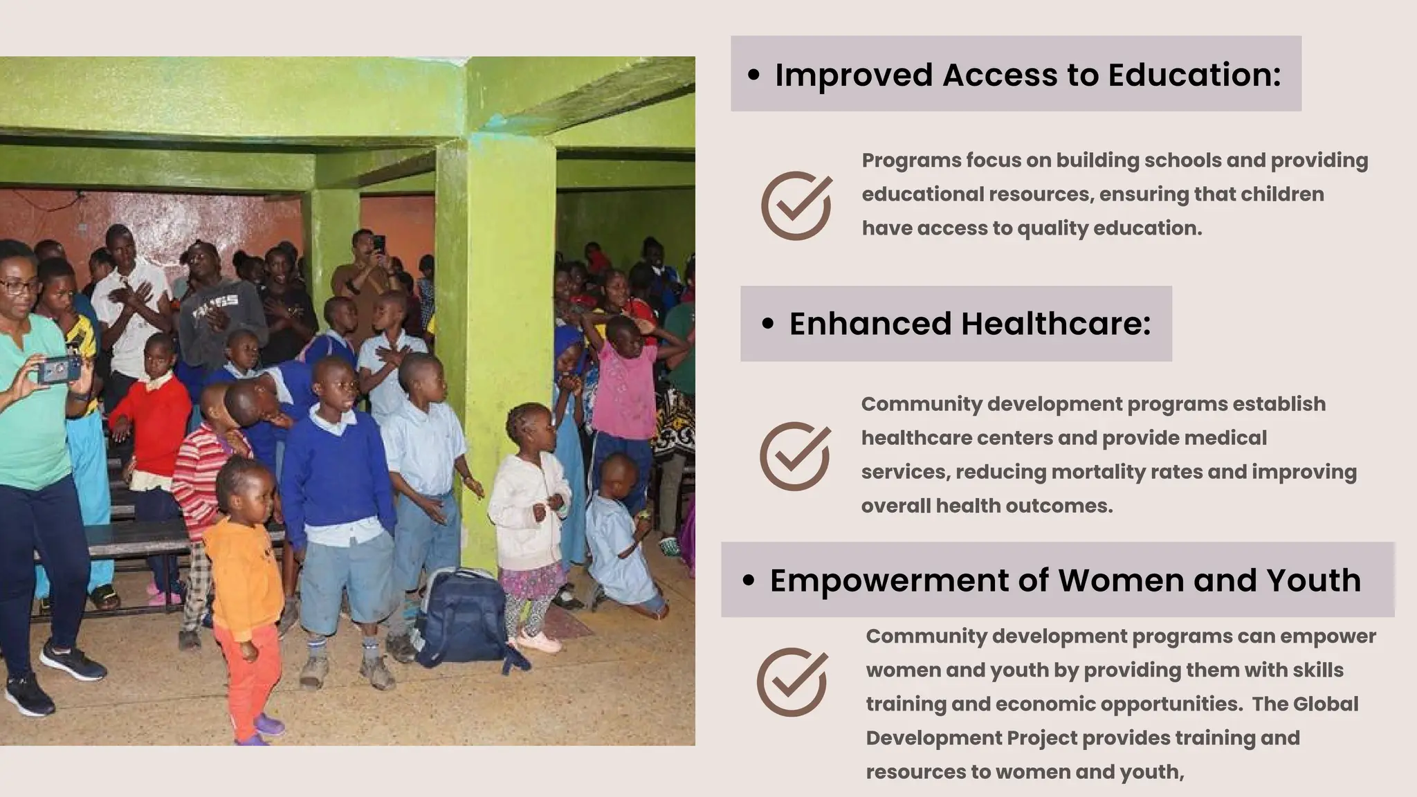 Transforming Communities in Kenya | Global Development Project | PDF