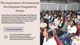 Transforming Communities in Kenya | Global Development Project | PDF