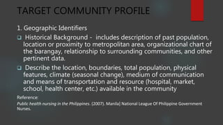 COMMUNITY DIAGNOSIS | PPTX