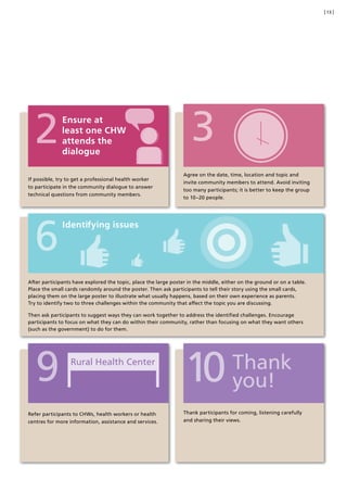 Community dialogues for healthy children: encouraging communities to ...