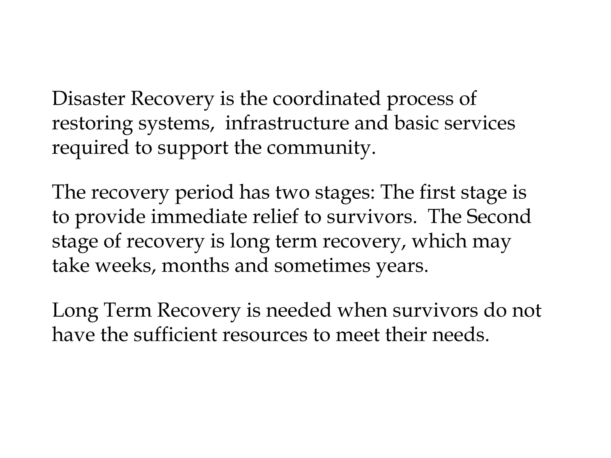 Community Disaster Preparedness | PPT