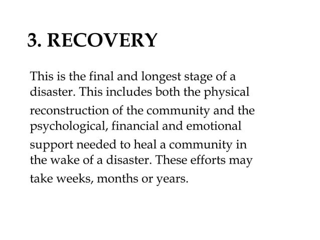 Community Disaster Preparedness | PPT