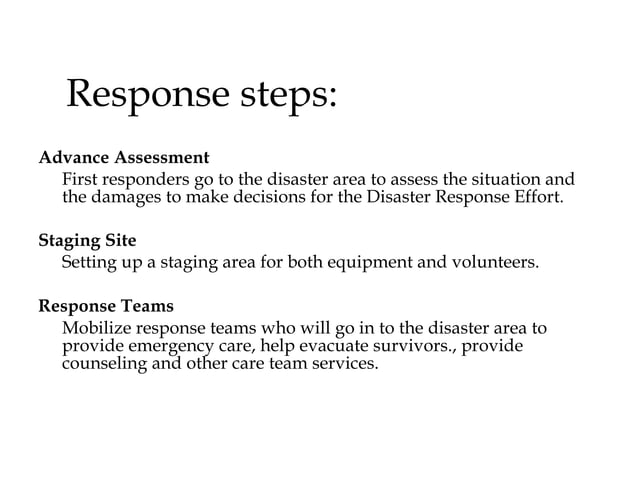 Community Disaster Preparedness | PPT