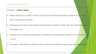COMMUNITY DYNAMICS CHARACTERISTICS- CYCLIC AND NON-CYCLIC REPLACEMENT ...