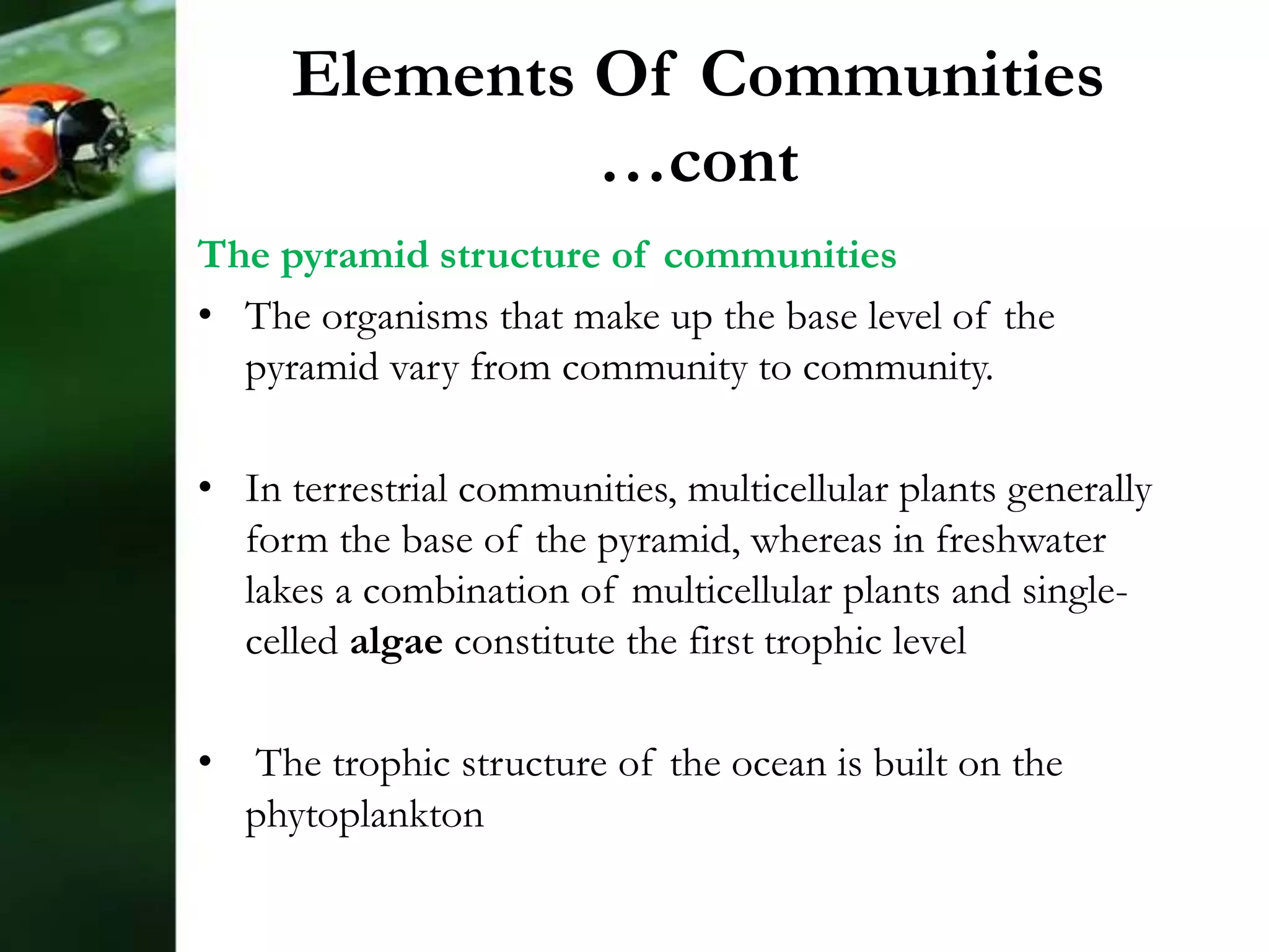 Community ecology | PPTX