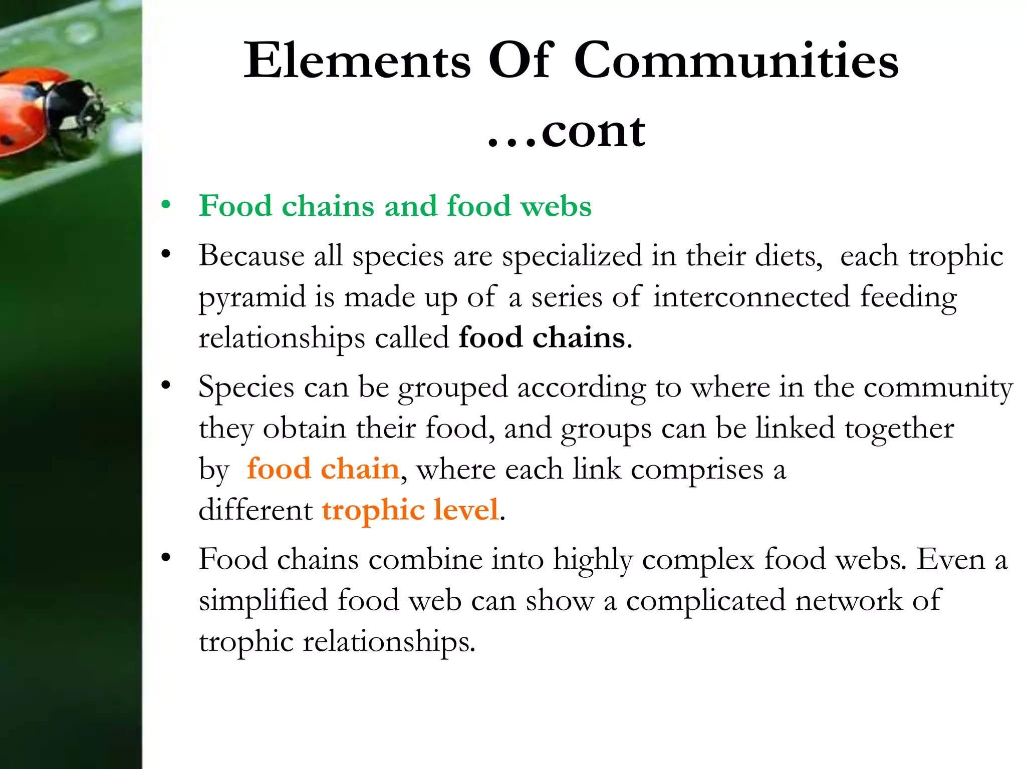 Community ecology | PPTX | Geography | Science
