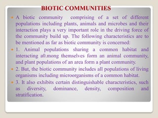 Community Ecology- A Brief Idea | PDF