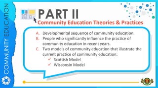 Community Education by Camposagrado, A.E., Lim, M.C. and Medina, A.M. | PDF