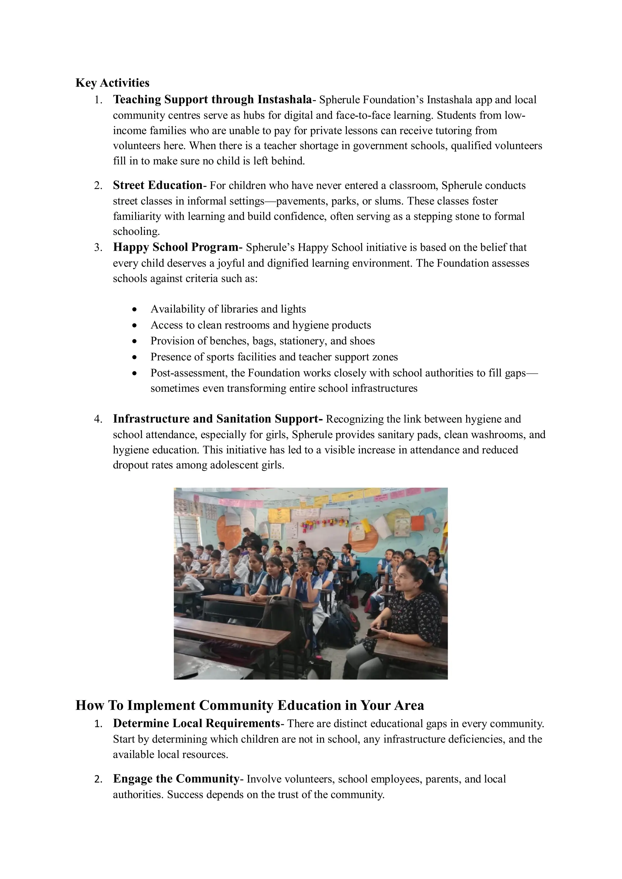 Unlocking Potential: Community Education for a Better Tomorrow | PDF
