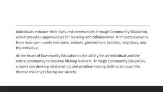 Community Education Model Session.pptx