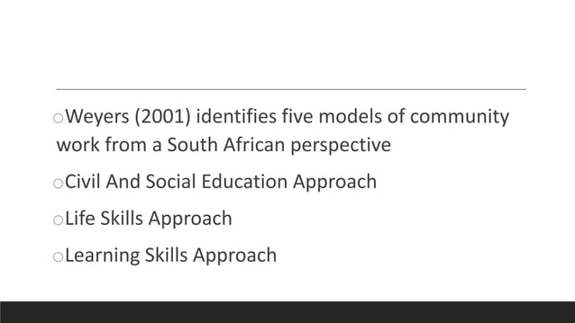 Community Education Model Session.pptx | Education