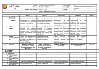 community engagement Lesson for Grade 12 | DOCX