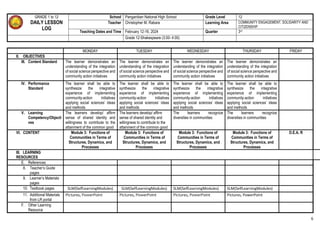 community engagement Lesson for Grade 12 | DOCX