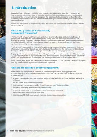 Inner West Council - Community engagement framework | PDF | Civic ...