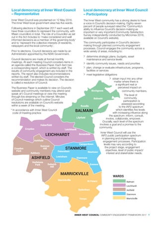 Inner West Council - Community engagement framework | PDF | Civic ...
