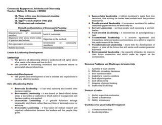 Community Engagement, Solidarity and Citizenship | PDF