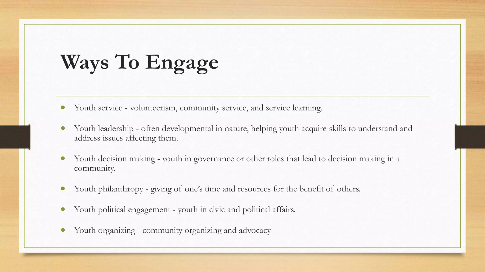Community Engagement & Volunteerism PowerPoint | PPTX