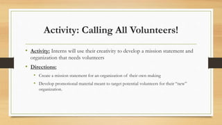 Community Engagement & Volunteerism PowerPoint | PPTX