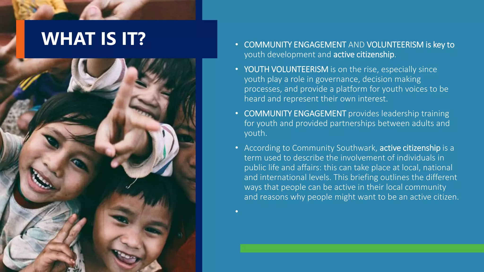 Community Engagement & Volunteerism | PPTX