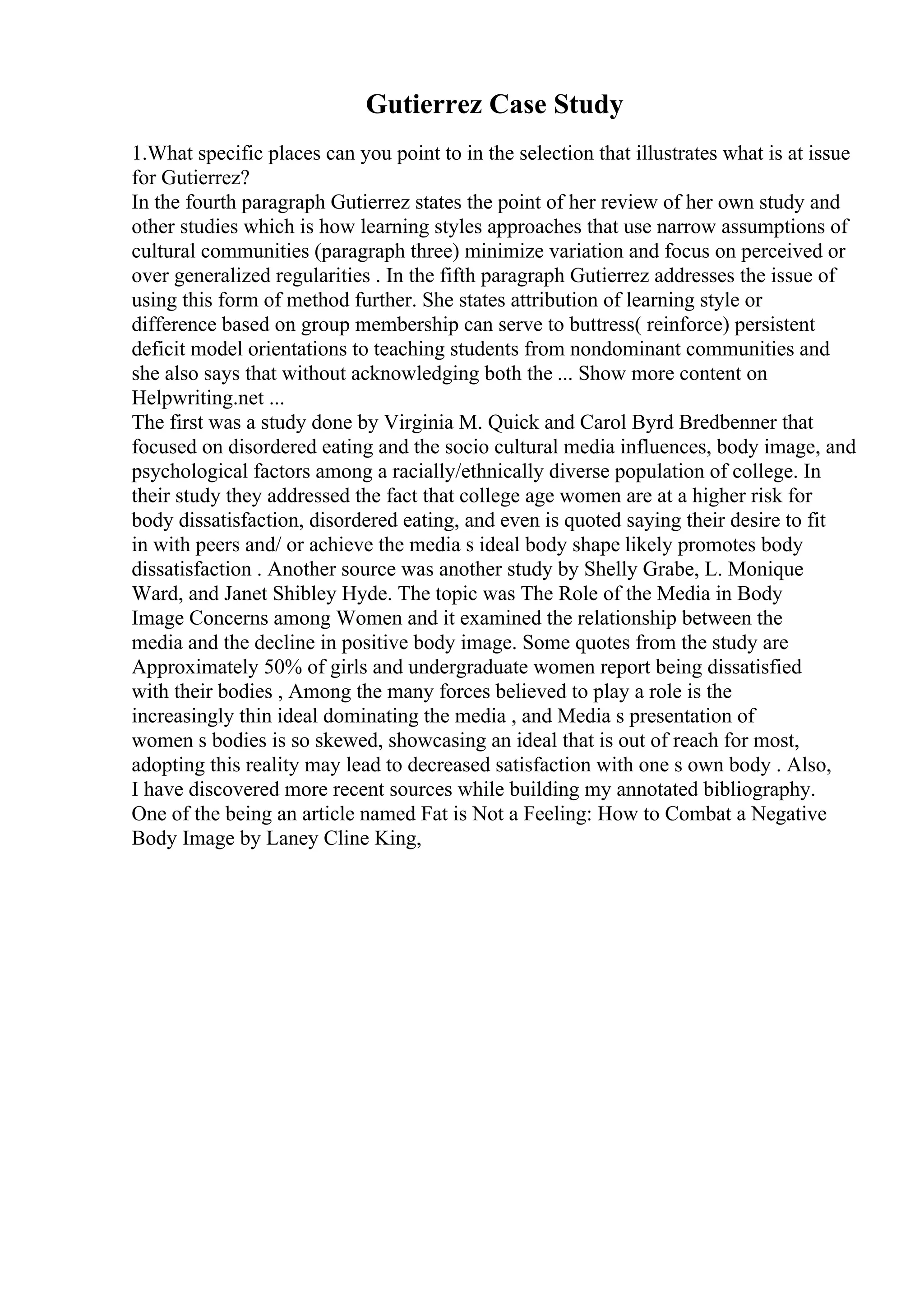 Community Essay Example | PDF