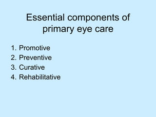 COMMUNITY EYE CARE, Community optometry. | PDF