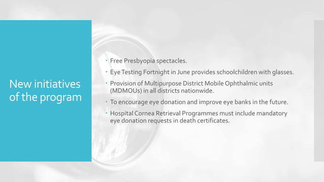 Community Eye Care Programmes in India.. | PPTX