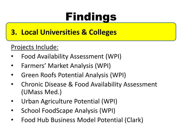 Community Food Assessment: A Piece by Piece Approach | PPT