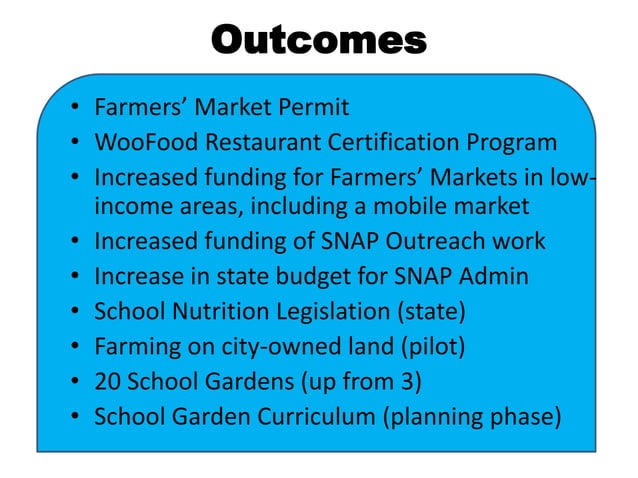Community Food Assessment: A Piece by Piece Approach | PPT