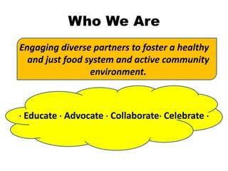 Community Food Assessment: A Piece by Piece Approach | PPTX