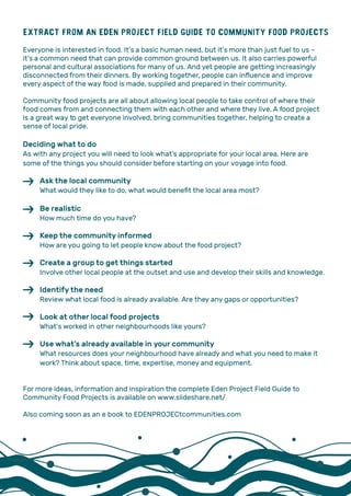 Community Food Project handout | PDF
