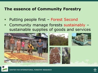 Community Forestry: Lessons from Indonesia | PPTX