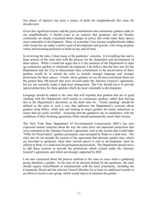 Community gardens rules | DOC