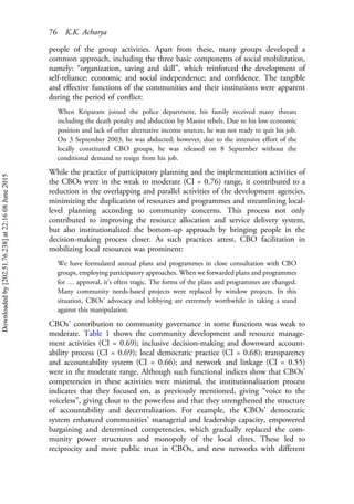 Community governance and peacebuilding | PDF