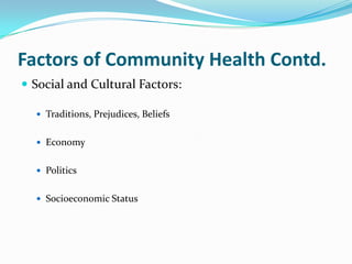 Community health | PPTX