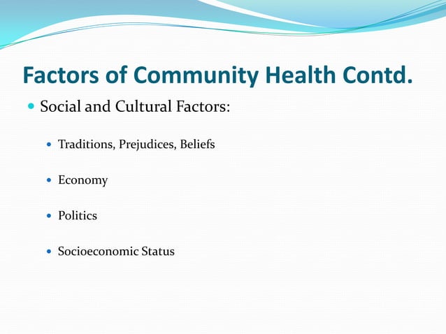 Community health | PPTX | Medical Health