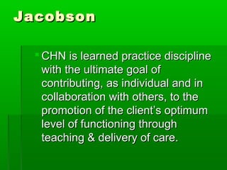 Community health | PPT