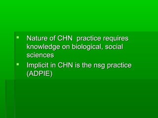 Community health | PPT