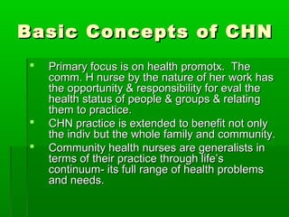 Community health | PPT