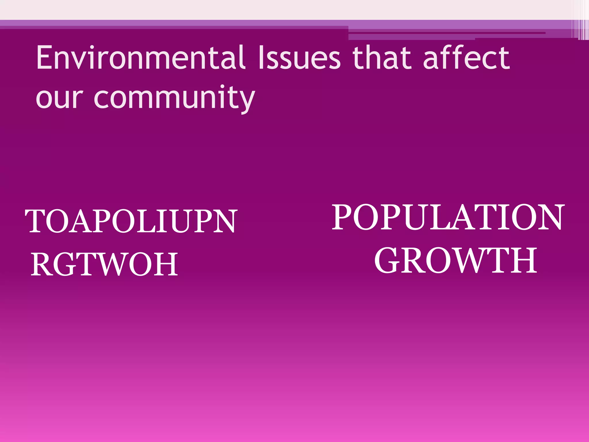 Community health problems | PPT