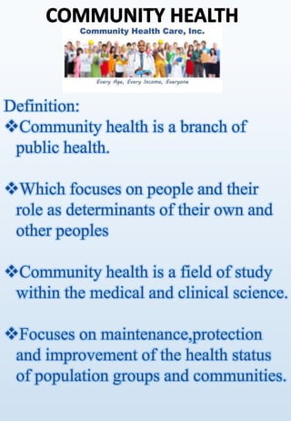 Community health | PPTX
