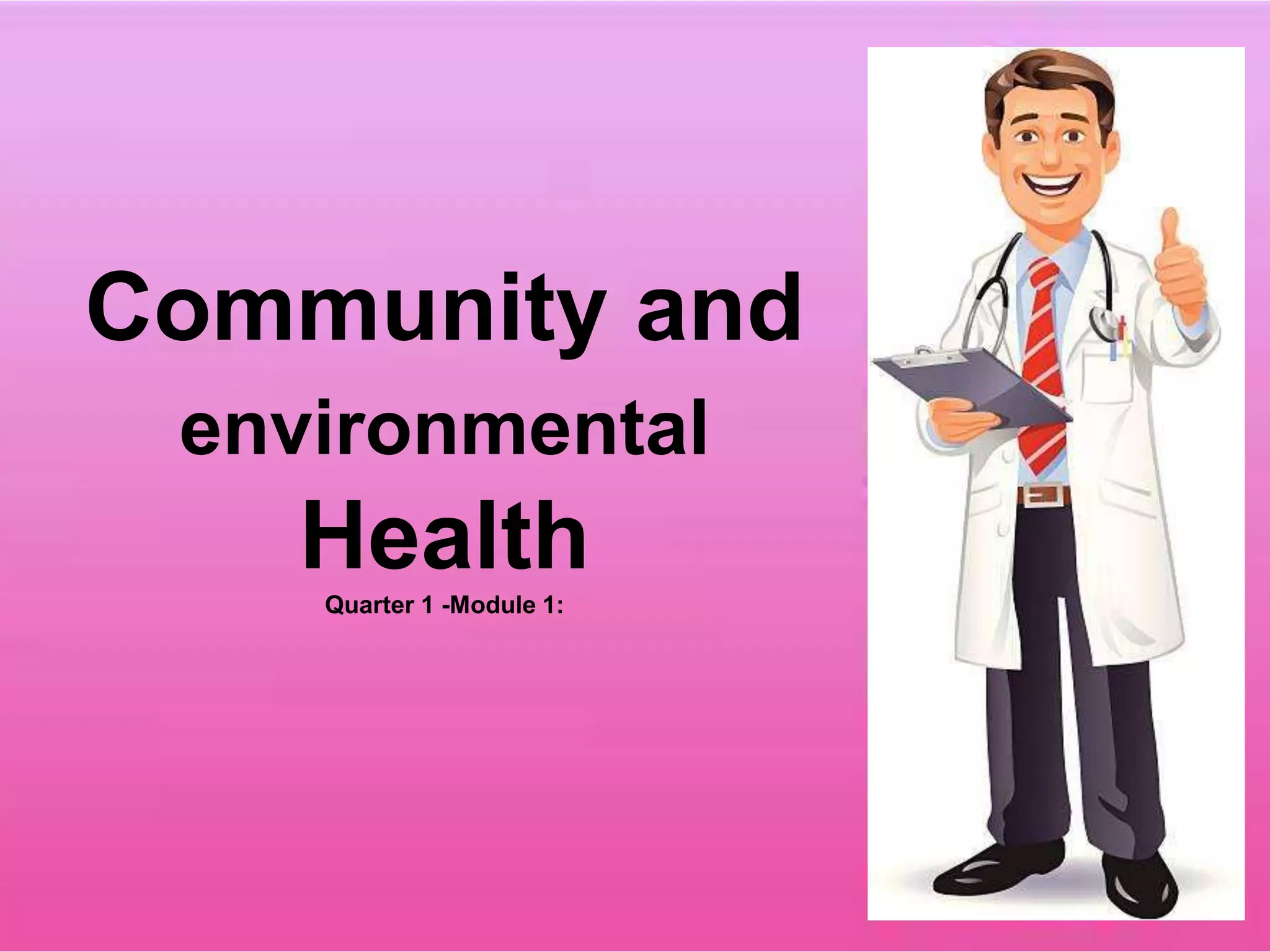 COMMUNITY hEALTH.pptx