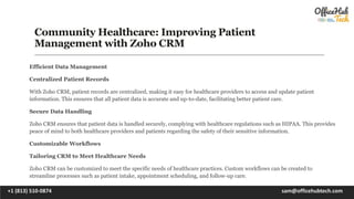 Community Healthcare Improving Patient Management with Zoho CRM.pptx