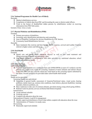 Community health centre organization and functions | PDF