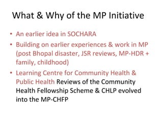 Madhya Pradesh Public Health Resource Centre - Centre for Public Health ...