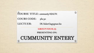 community health group 4-1.pptx | Healthcare Industry | Industries