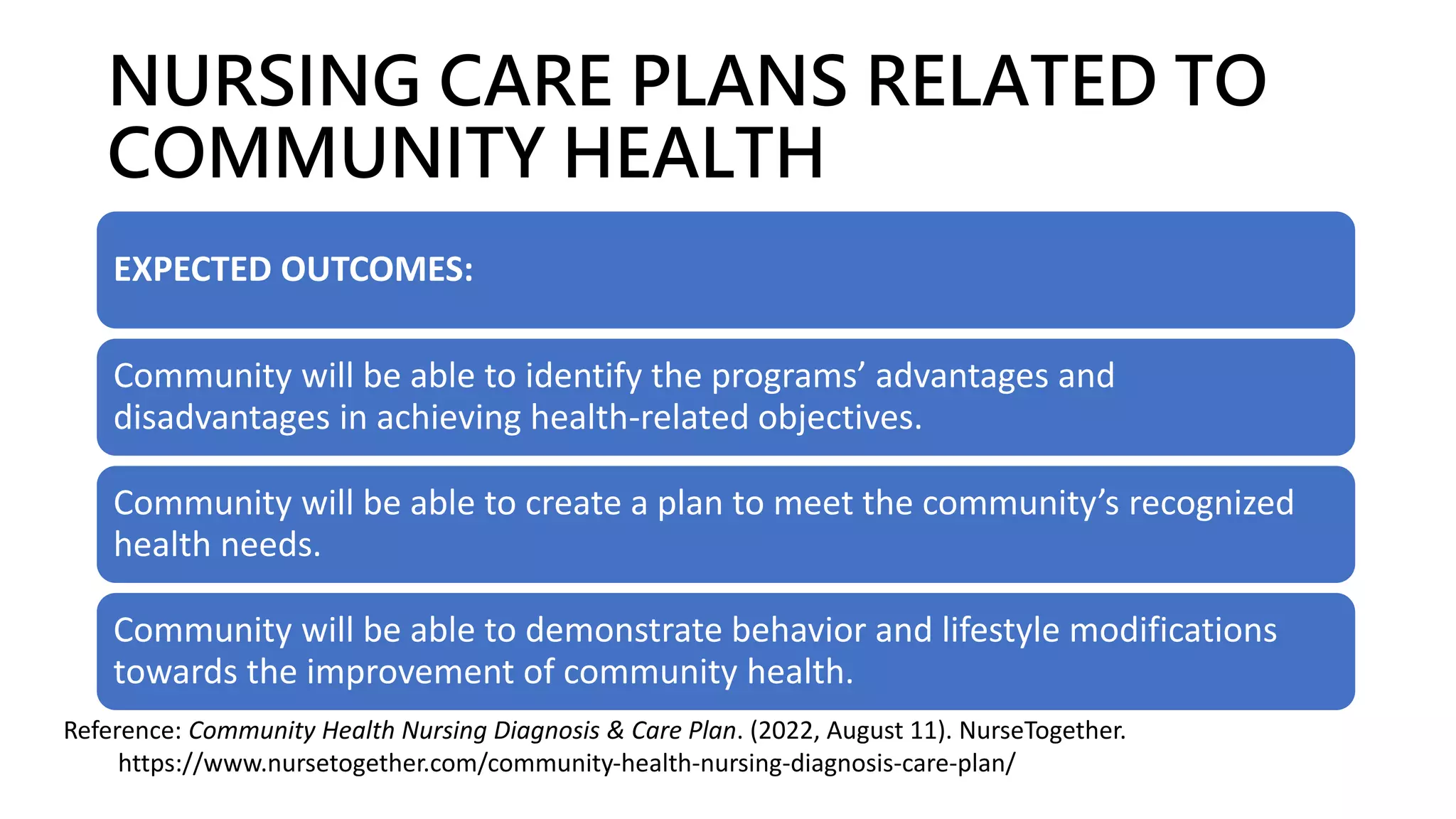 COMMUNITY HEALTH INTERVENTION | PPTX