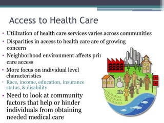 Community health lecture | PPT